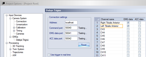 Delsys Trigno Research+/Centro