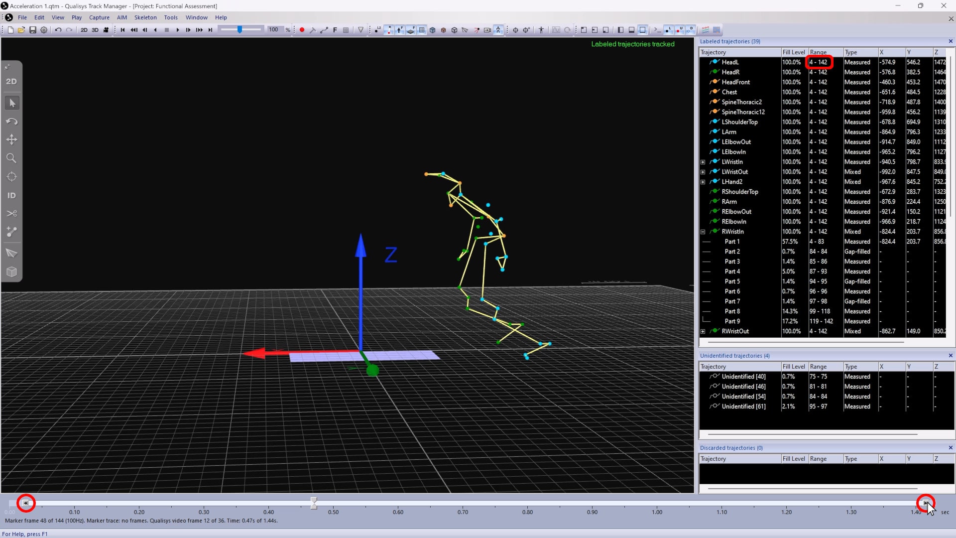 Viewing trajectories