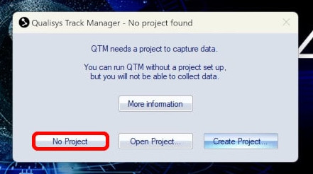Creating and opening projects