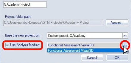 Creating and opening projects