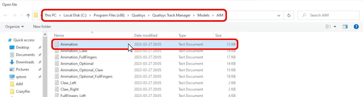 Creating a label list