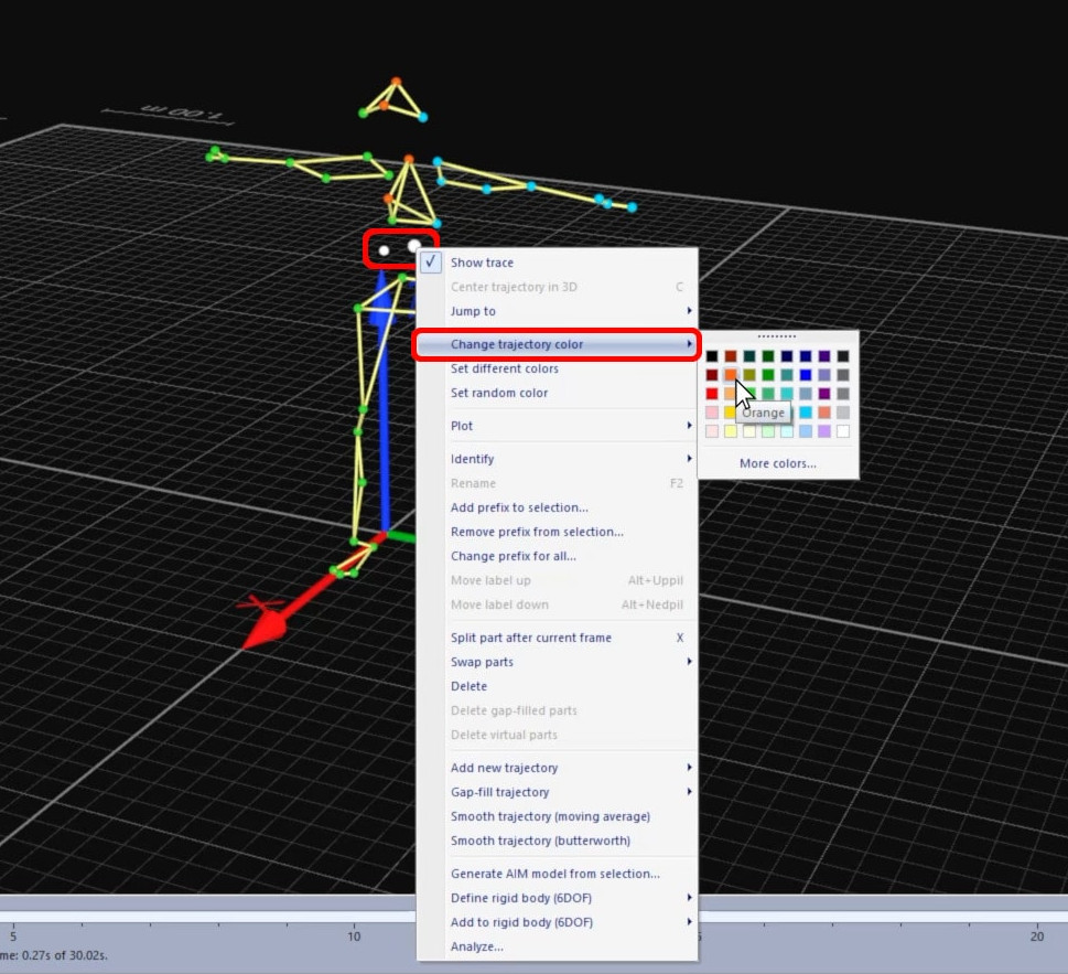 Label list appearance