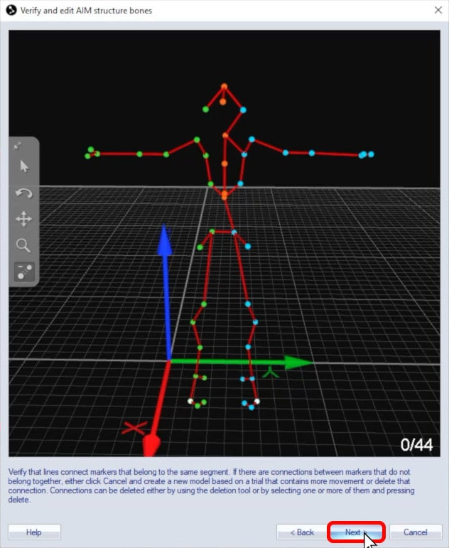 Creating the actor’s AIM model