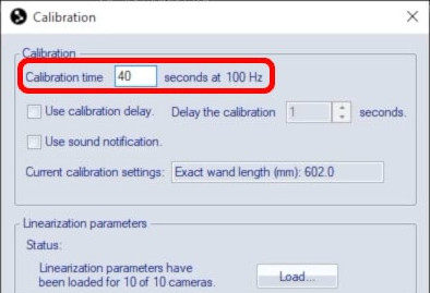 Calibrating with a wand